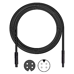 Aienxn 4 Pin 16.5 Ft Dash Cam Rear View Backup Camera Extension Cord for Car Backup Camera, Dash Cam Rear View Camera Q-054-16.5
