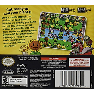 Plants Vs. Zombies - Nintendo DS