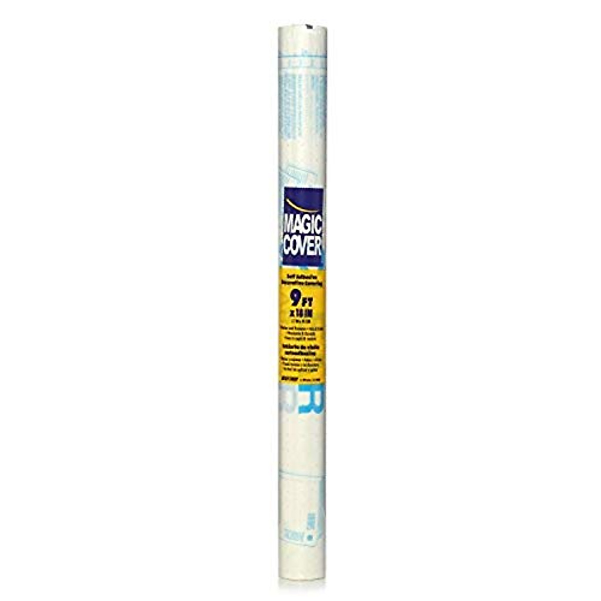 Magic Cover Rolled Adhesive Bookcover, 18 Inches x 9 Feet, Clear, 1 Roll (03-750-12)