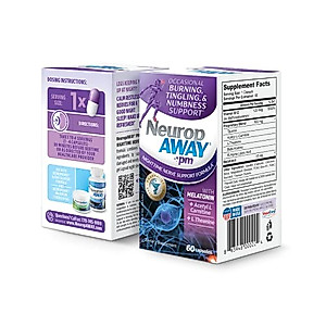 NeuropAWAY Nerve Support PM | 60 Capsules