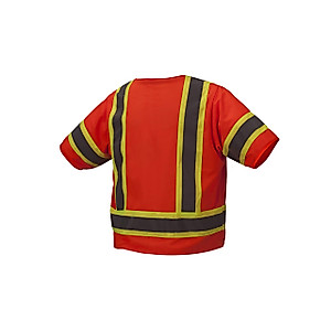 Pyramex RVZ3420X2 RVZ34 Series Vest Orange Class 3 Surveyor - Size 2XL