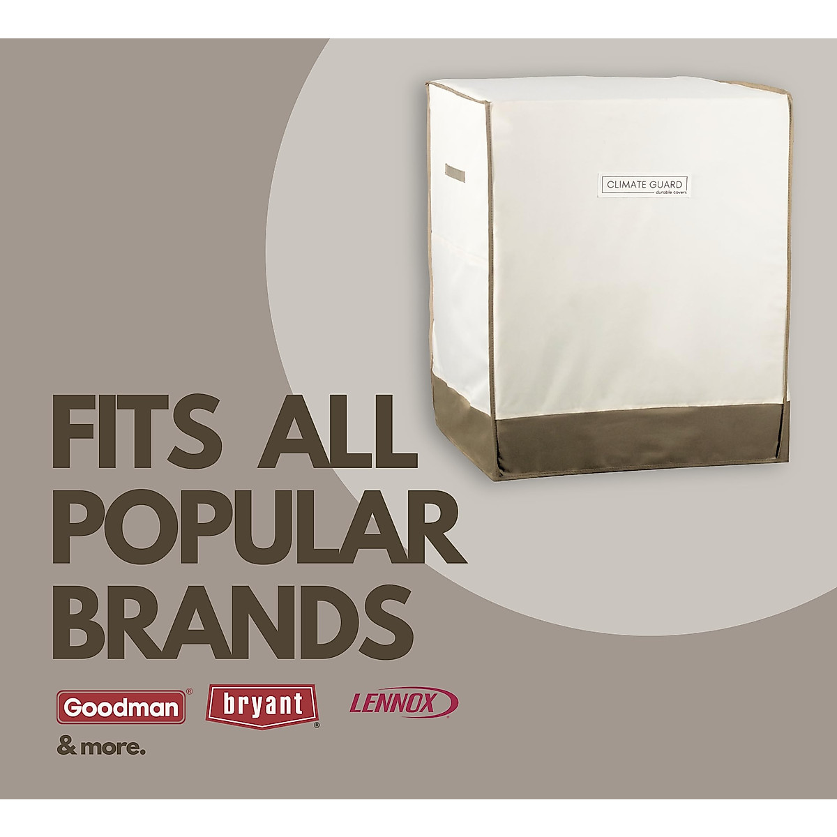 CLIMATE GUARD Premium Outdoor AC Unit Cover, Waterproof&Heavy Duty, Central Air Conditioner Cover-Outdoor AC Cover for Outside Unit for Outside Units AC Unit Covers AC Covers for Outside 32x32 in.