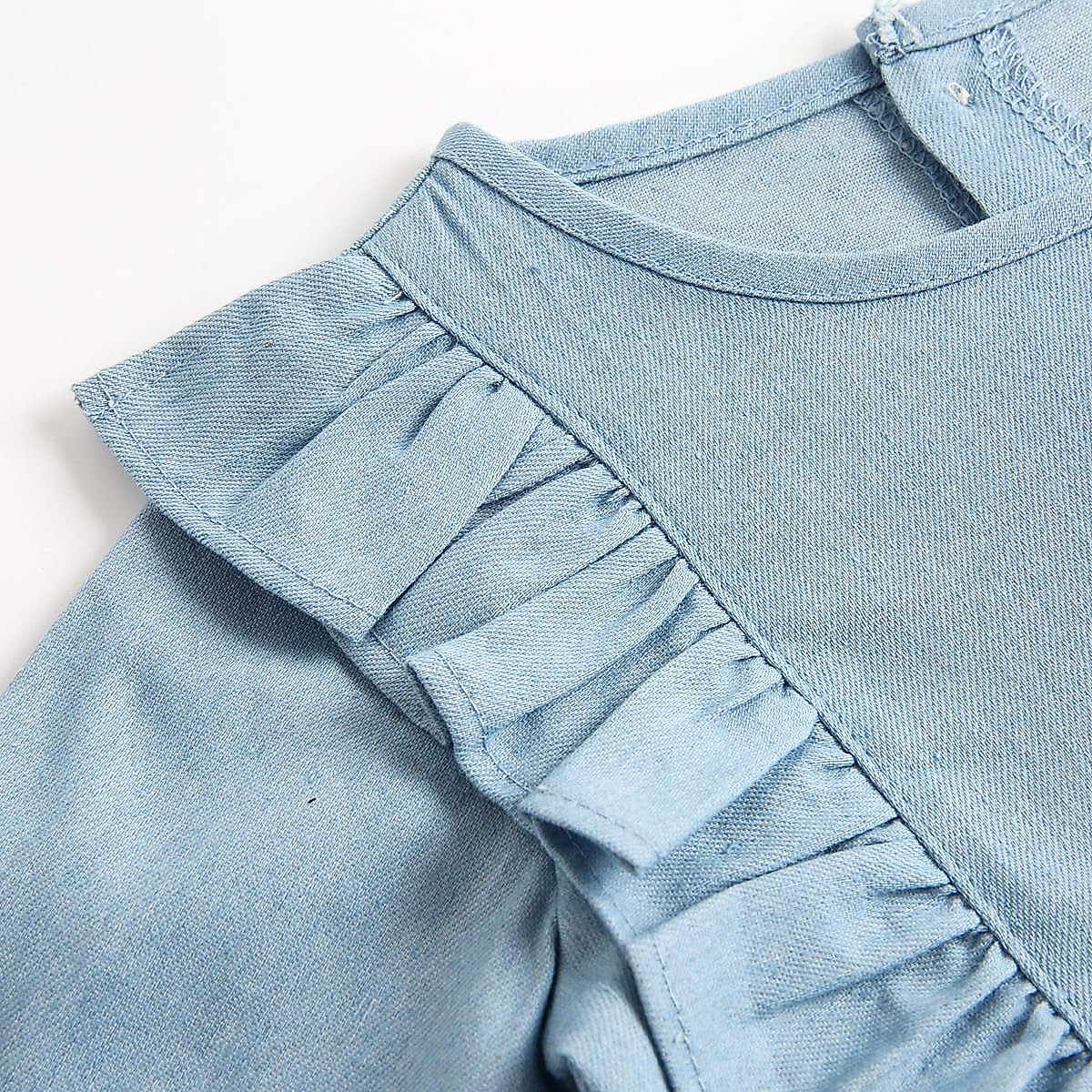 Simplee kids Baby Girl's Romper Jumpsuit Long Sleeves Onesie Bodysuits One Piece Outfits Clothesr for Spring Fall 6-12M