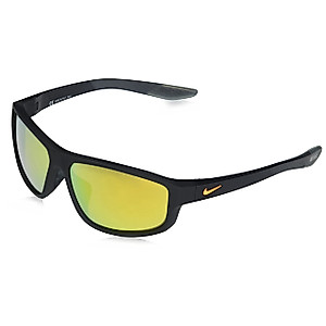 Nike Brazen Fuel Rectangular Sunglasses, Matte Obsidian, 62/14/130