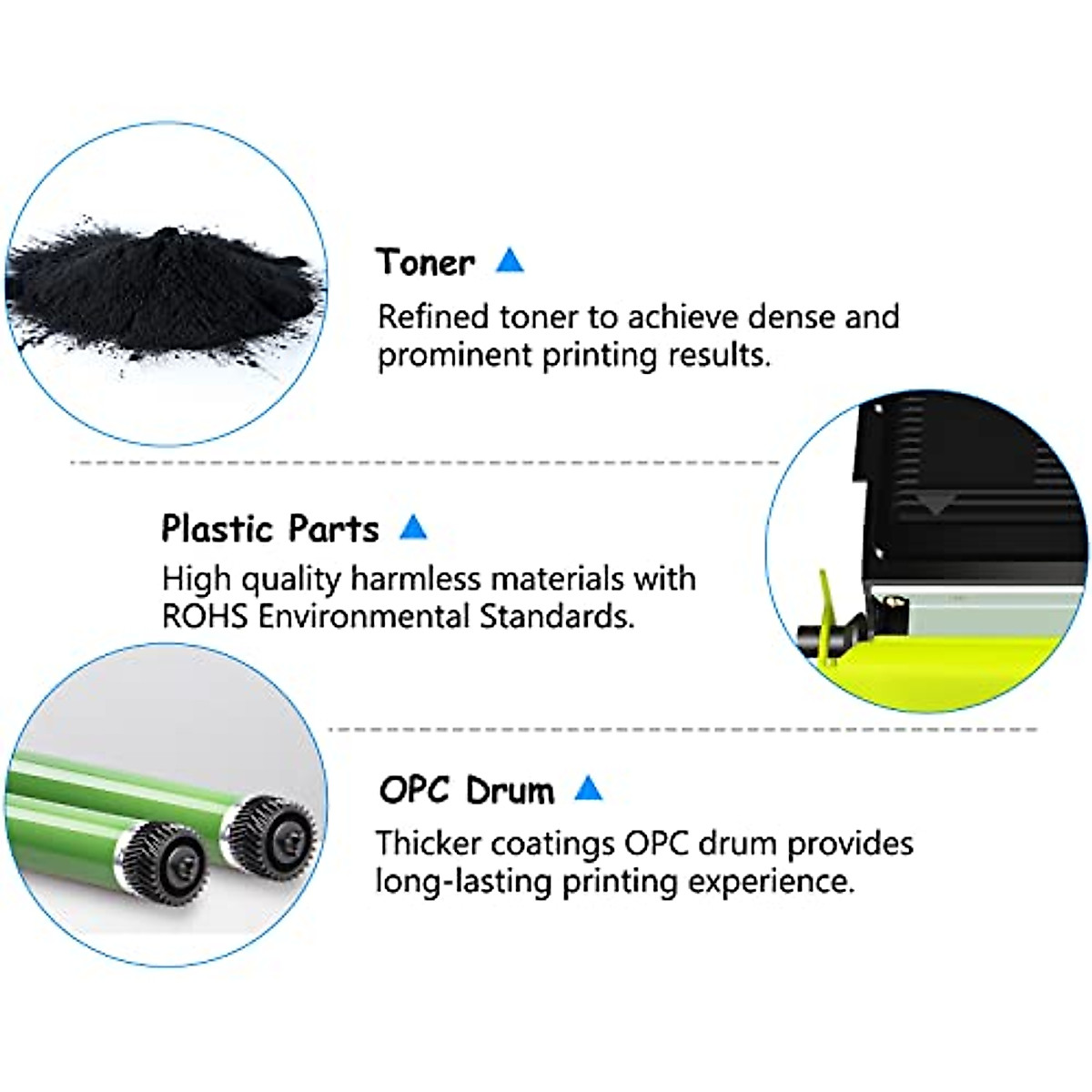 USUPERINK Compatible Toner Cartridge Replacement for Brother TN560 TN-560 TN540 TN-540 (Black, 1-Pack)