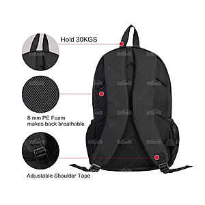 Dispalang Soccer Backpack for Children Cool Bagback Satchel Boys Daily Bag