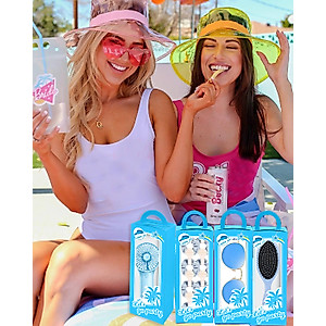 XIAMOOR 12 Pack Blue Party Favor Boxes Blue Party Favors Bag Blue Doll Gift Box Goodie Bag Candy Treat Boxes Blue Birthday Bachelorette Bridal Shower Party Decorations Supplies For Girls Boys