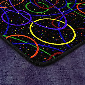 Joy Carpets Fluorescent Looped 12' x 7'6" Area Rug