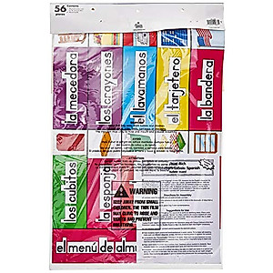 Carson Dellosa Print-Rich Classroom Labels: Spanish Bulletin Board Set (3440)