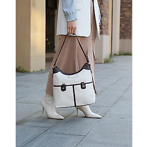 MKF Collection Shoulder Bags for Women, Crossbody Vegan Leather Handbag Purse, Top-Handle Hobo Tote Bag