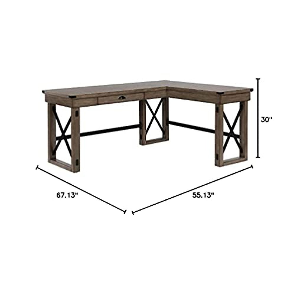 Ameriwood Home Wildwood L Shaped Desk