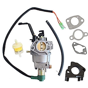 HQParts Carburetor for WH WH6500E WHC6500E WH7000 WH7000C WH7000E WH7000EC WH7500E WH7500EC WHC7500E 8KPRO 420CC 7000 7500 9000 Watt Generator Manual Chock
