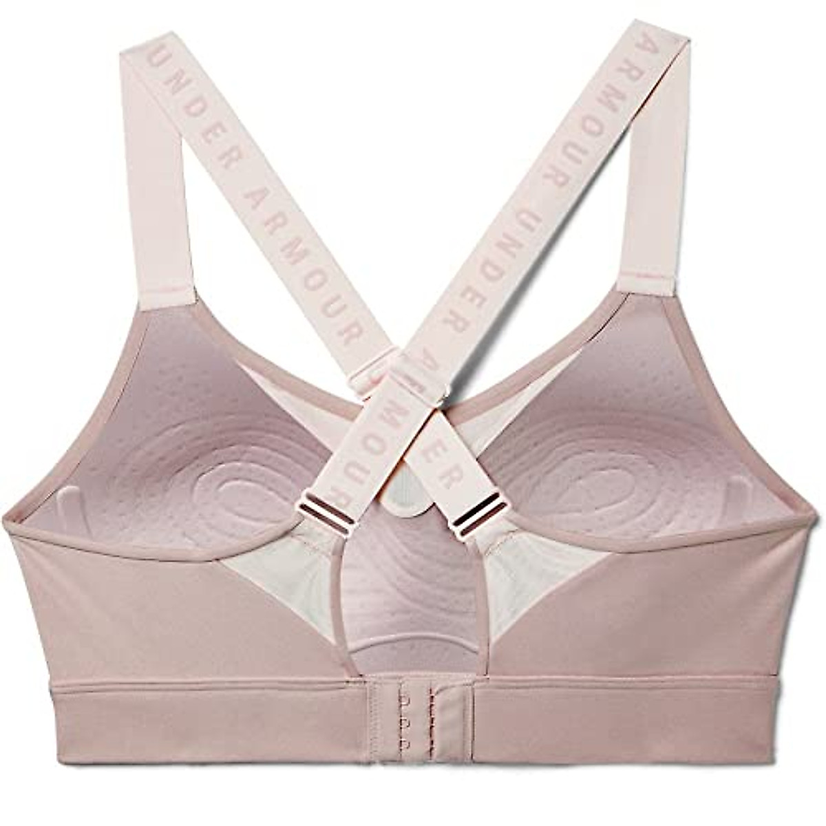 Under Armour Women's Limitless High Sports Bra , Dash Pink (667)/French Gray , Large