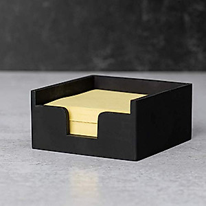 Fernaco Sticky Note Holder - Made from Durable and Silicone - Universal 3x3 Holder - Black