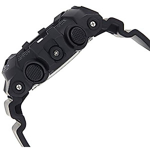 Casio Men's 'G Shock' Quartz Resin Casual Watch, Color:Black (Model: GA-700-1BCR)