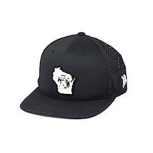 Branded Bills Wisconsin Vintage Flat Performance Black