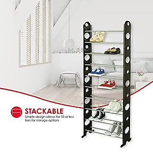 Sunbeam SR10744 Shoe Rack, Black