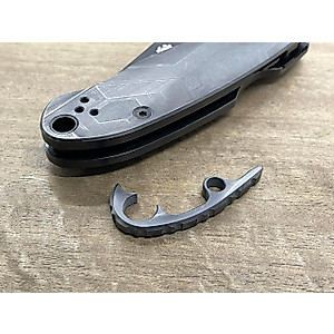 MetonBoss Polished Zirconium Gear BACKSPACER for Spyderco PARA 3