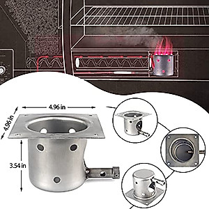 Auger Motor, Grill Induction Fan, Fire Burn Pot, and Hot Rod Ignitor Kit, with Screws and Fuse Compatible with Pit Boss and Traeger Wood Pellet Grill