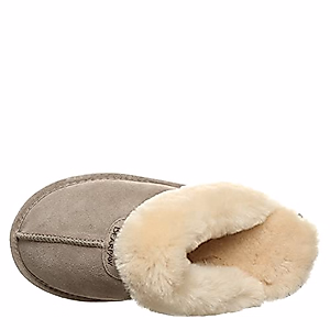 BEARPAW Women's Retro Loki Stone Size 9 | Women's Slippers | Women's Shoe | Comfortable & Light-Weight