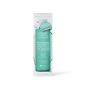 Witch Hazel Brightening & pH Balancing Toner, USRx®, Clarifies Pores, Improves The Appearance of Uneven Skin Tone, Formulated with Antioxidants, Niacinamide and Alpha Hydroxy Acids, 4.5 Fl Oz