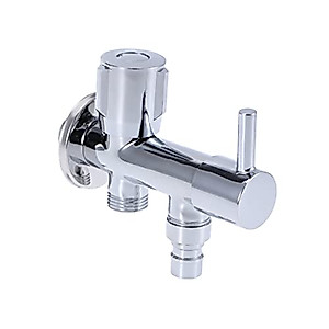 BESPORTBLE 3 Bathroom Toilet Bidet Shower Faucet Water Faucet Shower Diverter Valve Angle Valve Tee Connector Double T-adapter