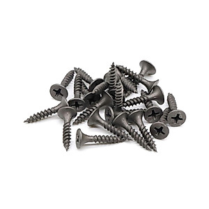 IMScrews 200pcs #6 x 3/4" Flat Head Phillips Drywall Screws, Fine Thread, Sharp Point Sheetrock Wood Screws, Carbon Steel, Gray Phosphate