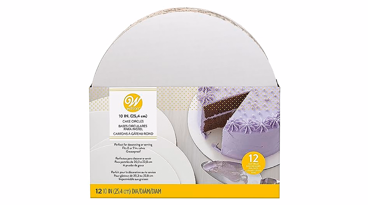 Wilton 10-Inch Round Cake Pan Set - 12 Durable Boards