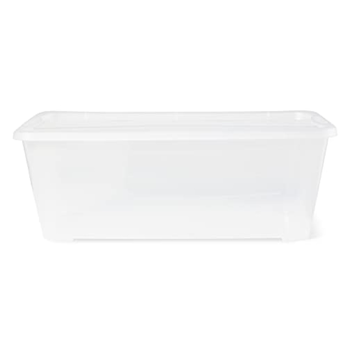 Life Story 5.5Q Rectangular Clear Plastic Protective Storage Shoe Box (72 Pack)