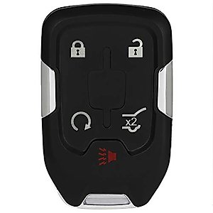 ANGLEWIDE Car Key Fob Keyless Entry Remote SHELL CASE Replacement for 17 for GMC DENALI XL (FCC 13508275) 5 Buttons 1pad
