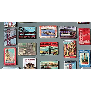 MISWEE 24-pcs magnetic fridge magnets refrigerator sticker home decoration accessories magnet paste arts crafts (San Francisco)