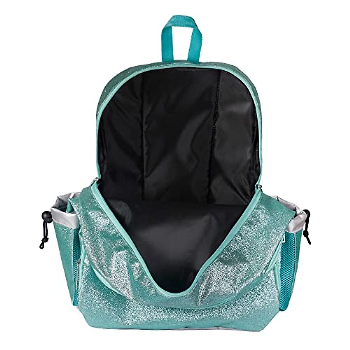 Wildkin 17-Inch Kids Backpack for Boys & Girls, Perfect for Late Elementary School Backpack, Features Three Zippered Compartment, Ideal Size for School & Travel Backpacks (Blue Glitter)