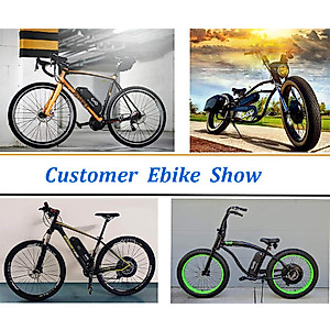 Ebike Battery 52V 13AH for 1000W 750W 500W Motor, Electric Bike Lithium Battery Pack for bafang, AW, ebike Conversion kit