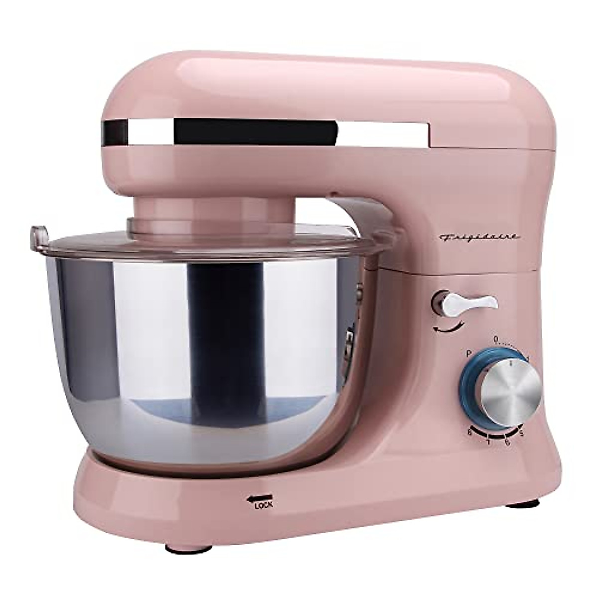FRIGIDAIRE ESTM020-PINK 4.5L Retro Stand Mixer (Pink), 4.75 quart