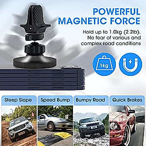 Siswilly Magsafe Car Mount Charger, 15W Fast Charge Air Vent Car Phone Holder Compatible with MagSafe iPhone 14/13/12 Pro Max, Pro, Mini & MagSafe Case (Black)