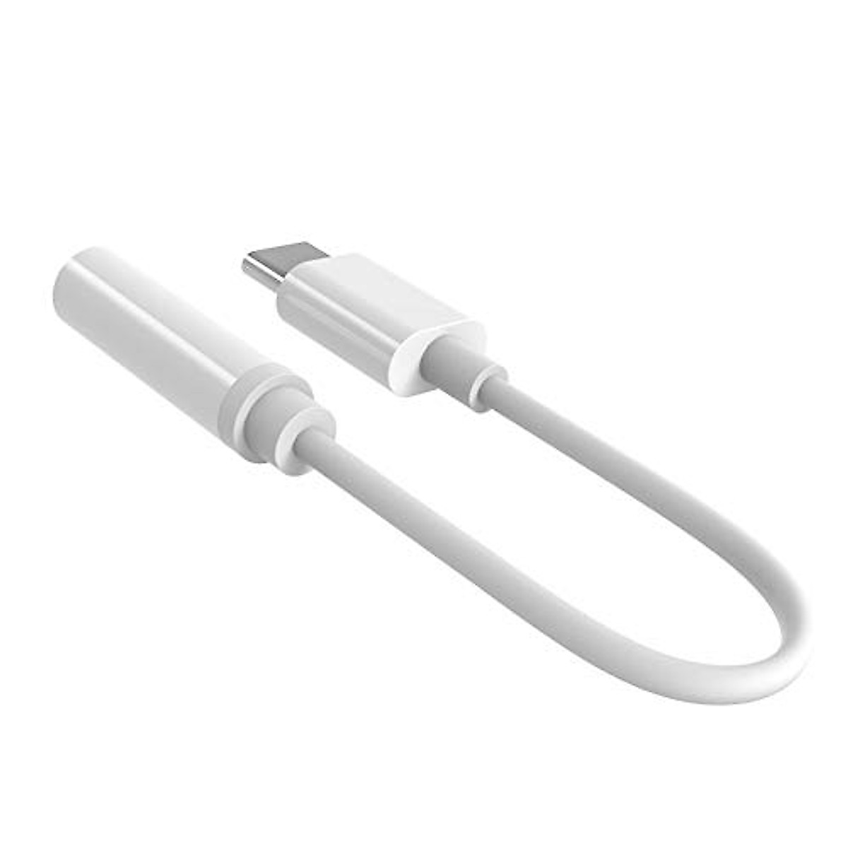 MOHALIKO Headphone Adapter 3.5 mm, USB Type C to 3.5mm Female Headphone, Portable 3.5mm to Type-C Adapter Audio Jack Cable Converter for All Kinds of Music Equipment Black