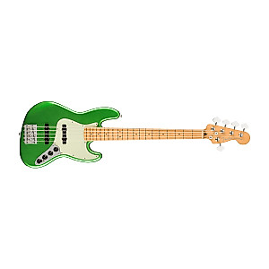 Fender Player Plus 5-String Jazz Bass, Cosmic Jade, Maple Fingerboard