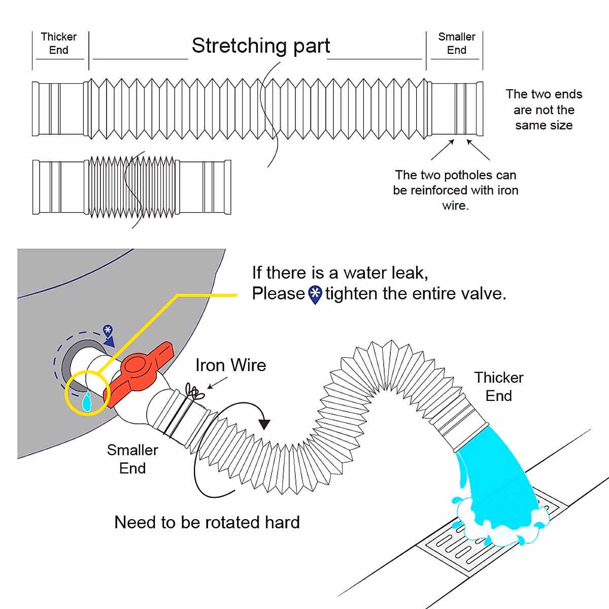 Portable Plastic Bathtub,Folding Spa BathTub for Adults, Freestanding Soaking Tub Non-Inflatable Ice Bath Tub, Thickened Thermal Foam to Keep Temperature (Inflatable Bathtub)