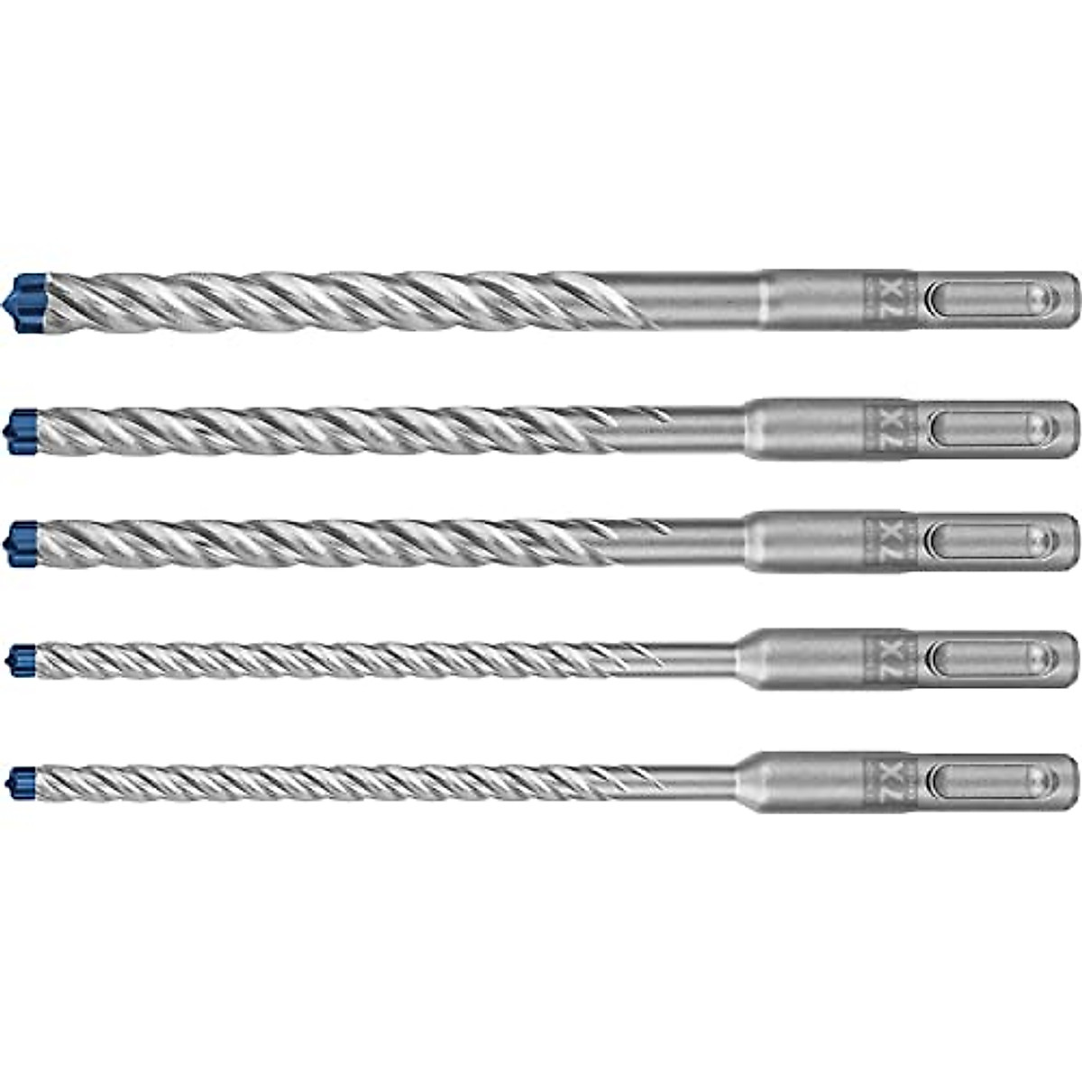 Bosch Professional 5X Expert SDS plus-7X Hammer Drill Bit Set (for Reinforced Concrete, Ø 6-10 mm, Accessories Rotary Hammer Drill)