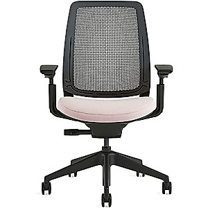 Steelcase Series 2 Office Chair, Air Back, Carpet Casters, Era Fabric (Pink Lemonade)