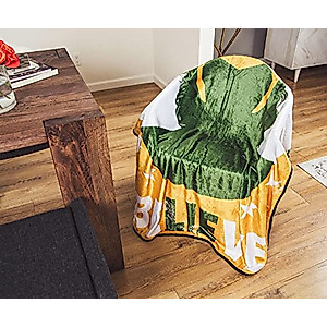 Marvel Studios Loki "Believe" Plush Throw Blanket | Super Soft Fleece Blanket, Cozy Sherpa Cover For Sofa And Bed, Home Decor Room Essentials | MCU Comic Book Gifts And Collectibles | 45 x 60 Inches