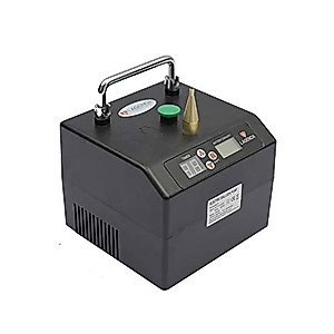 Electric Air Balloon Pump, B23 Lagenda Portable Electric Balloon Pump Balloon Inflator Party Air Blower Electric Balloon Blower Pump with Timer Battery for Party Events Decoration