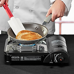 Chef Master 90027 Portable Butane Stove, Portable Gas Stove with Carrying Case, Portable Gas Grill, ETL Certified, Black