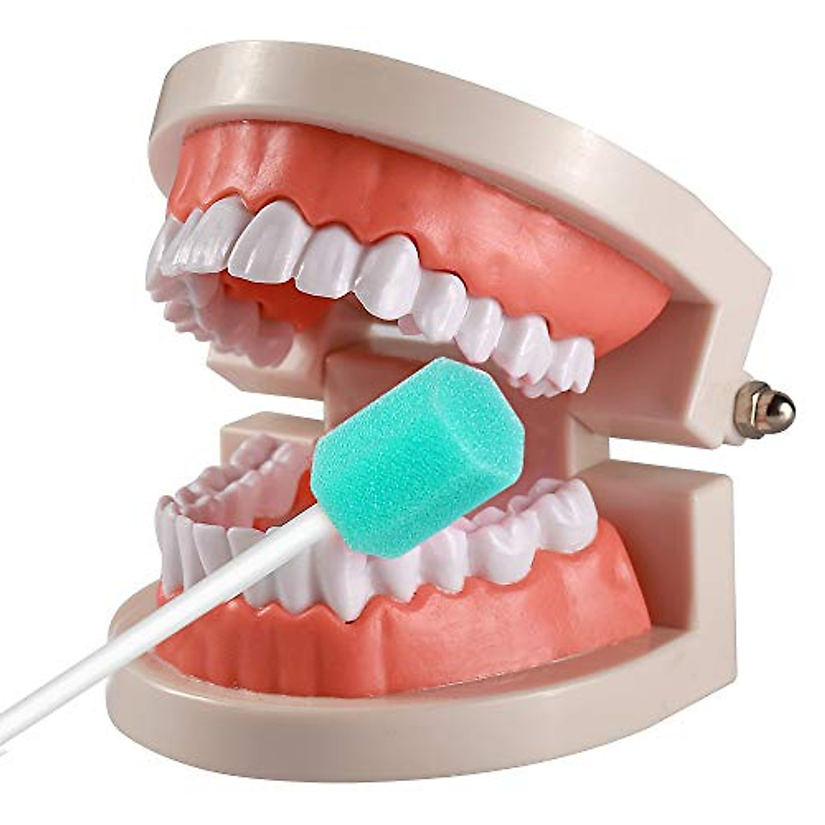 (50 Pack) Disposable Oral Swabs, Sterile Dental Sponge Swabsticks Unflavored for Mouth & Gum Cleaning