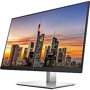 HP EliteDisplay E27 G4 27 Inch 1920 x 1080 Full HD IPS LED-Backlit LCD Monitor Bundle with HDMI, VGA, DisplayPort, Gel Mouse Pad, and MK270 Wireless Keyboard and Mouse Combo