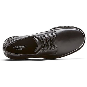 Rockport Men's Northfield Waterproof Oxford, Black, 12 Medium
