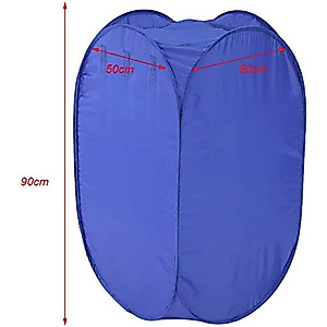 Travel Washing Machine, 800W Portable Clothes Dryer Portable Drying Rack for Laundry Foldable Clothes Drying Rack Energy Saving Clothing Dryers Portable Dryer for Apartments, Blue