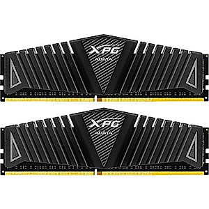 XPG Z1 DDR4 3200MHz (PC4 25600) 32GB (2x16GB) CL16-20-20 288-Pin Memory Modules Kit, Black (AX4U3200716G16A-DBZ)
