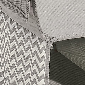 InterDesign Chevron Soft Closet Storage - Hanging Shelf with Two Drawers for Wire Shelving Systems, Taupe/Natural