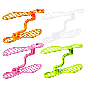 zhppac Shoe Organizer Shoe Storage Box Wall Mounted Shoes Rack Shoe Racks Space Saver Hanging Shoe Storage Racks Plastic Shoe Slots Double Shoe Slot green